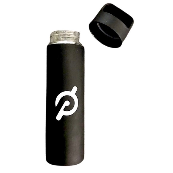 Peloton | Other | Peloton Black Rubberized Glass Water Bottle Unscrew ...